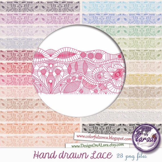 Lace Digital Clipart