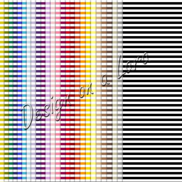 Horizontal Stripes Digital Paper, Commercial Use, Scrapbook Papers ...
