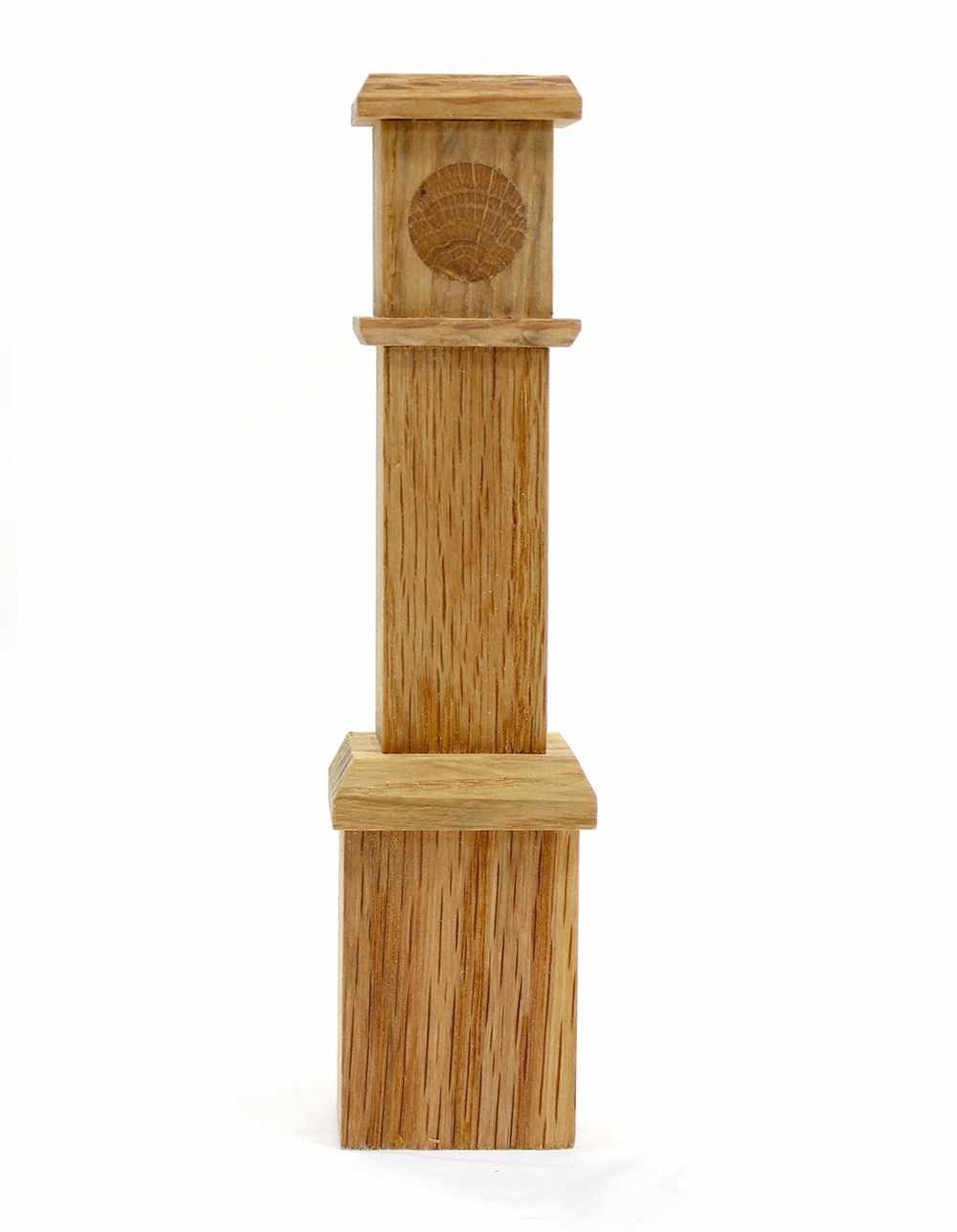 Miniature Grandfather Clock, Dollhouse Miniature, Wood Clock, Wooden ...