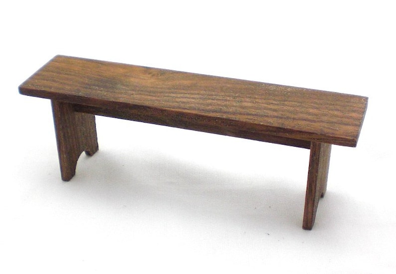 Miniature Walnut Bench or Pew - Etsy