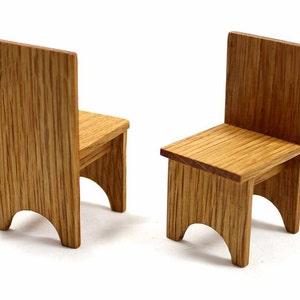 Miniature Dining Chair, Dollhouse Chair, Wood Chair, Wooden Chair, Wood ...