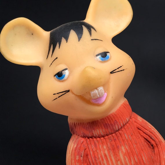 Rare Vintage Small Vinyl Topo Gigio Mouse 1970's Made in | Etsy