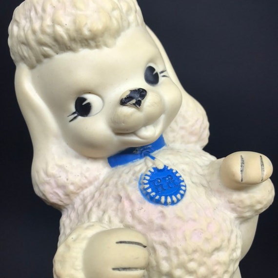 Rare Vintage Fifi Rubber Squeak Poodle Dog Toy Estrela Brazil | Etsy
