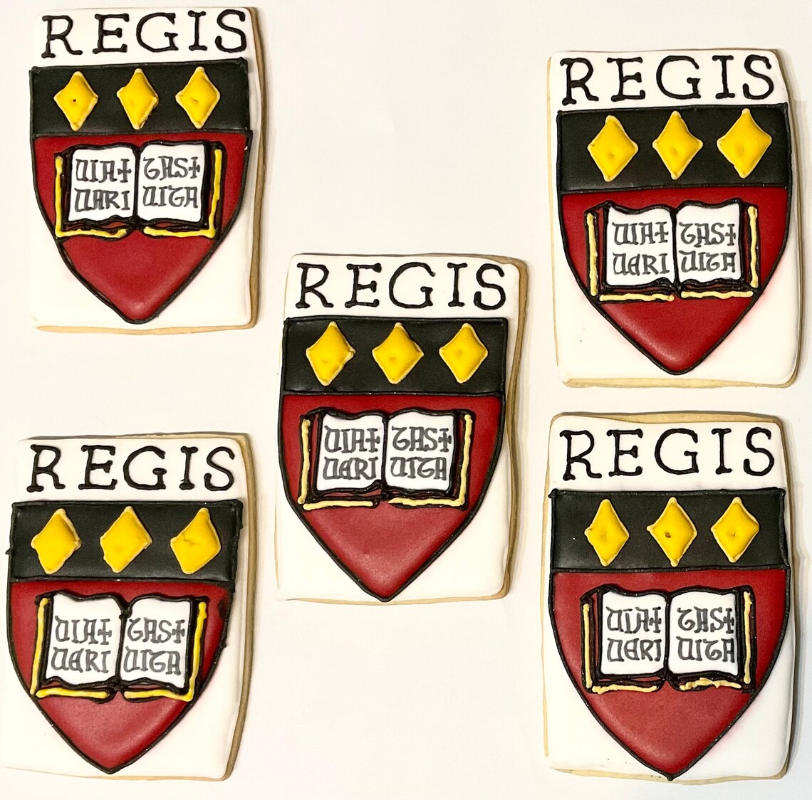 College or High School Logo Cookies - 1 Dozen - Etsy
