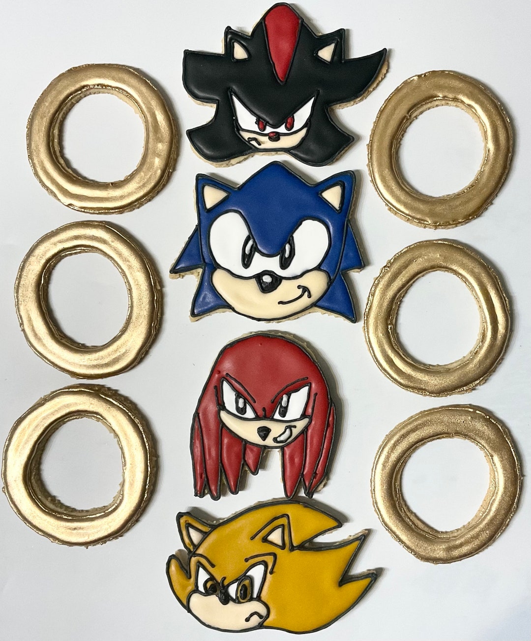 1 Dozen - Sonic Themed Cookies - Etsy