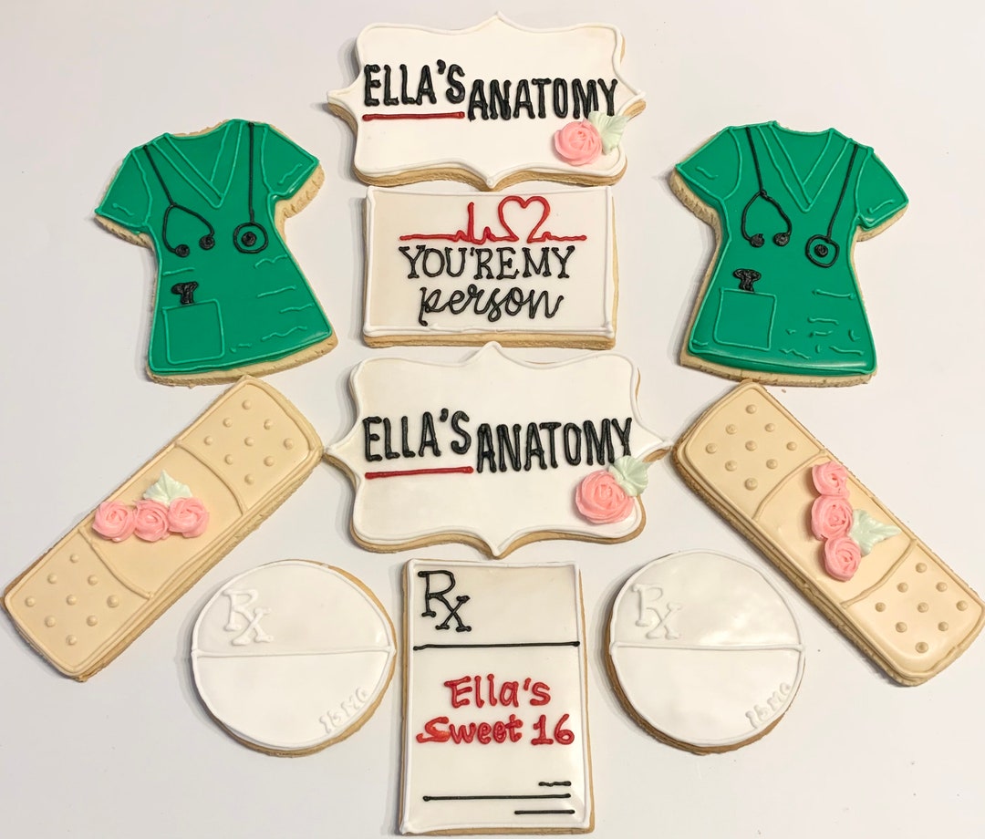 Nurse Themed Cookies - 1 Dozen - Etsy