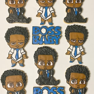 Inspired Boss Baby Cookies - 1 Dozen - Etsy