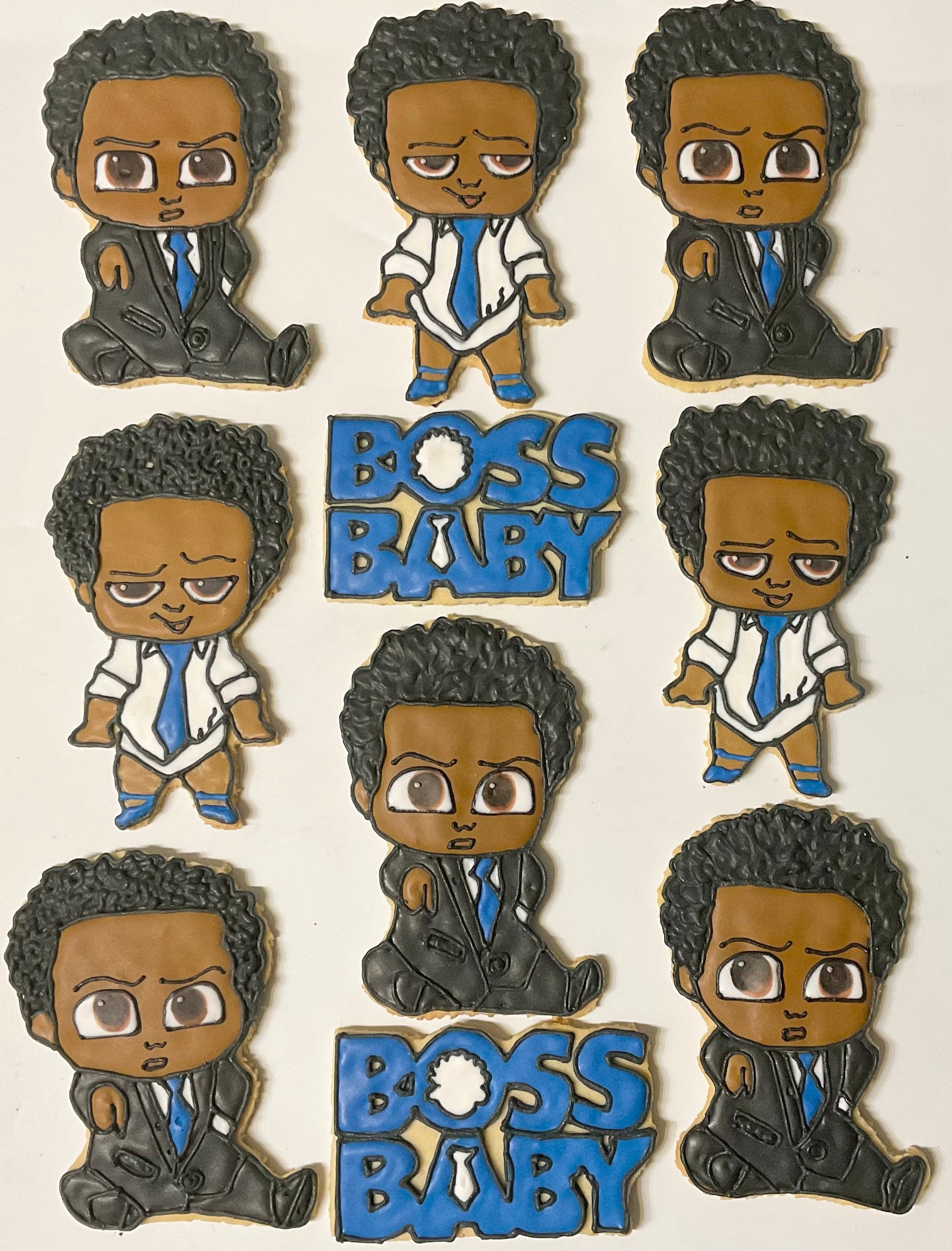 Inspired Boss Baby Cookies - 1 Dozen - Etsy