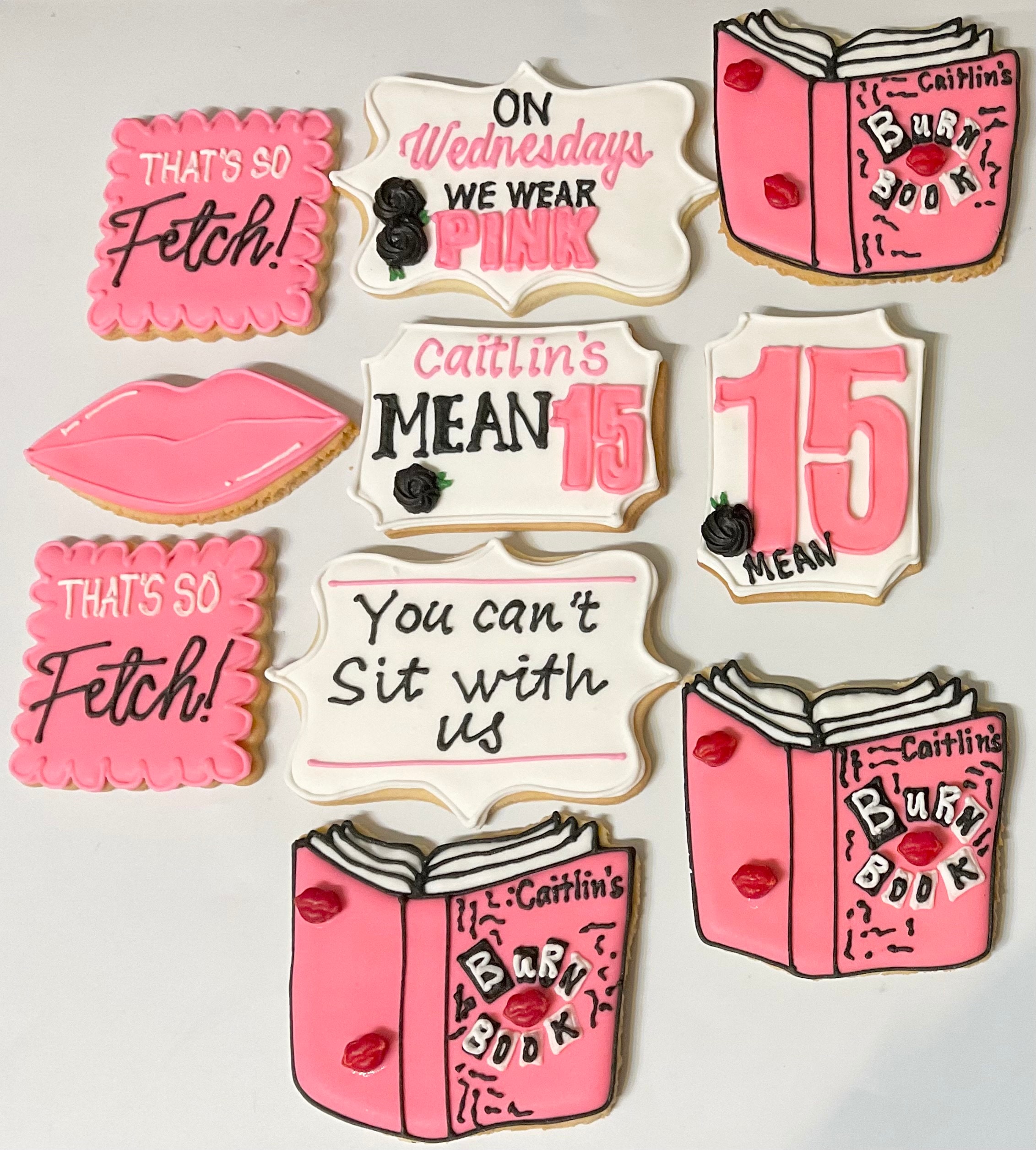 Mean Girls Themed Cookies 1 Dozen - Etsy