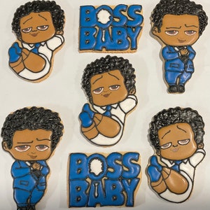 Inspired Boss Baby Cookies - 1 Dozen - Etsy