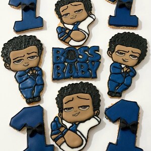 Inspired Boss Baby Cookies - 1 Dozen - Etsy