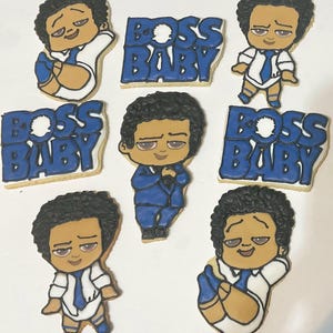 Inspired Boss Baby Cookies - 1 Dozen - Etsy