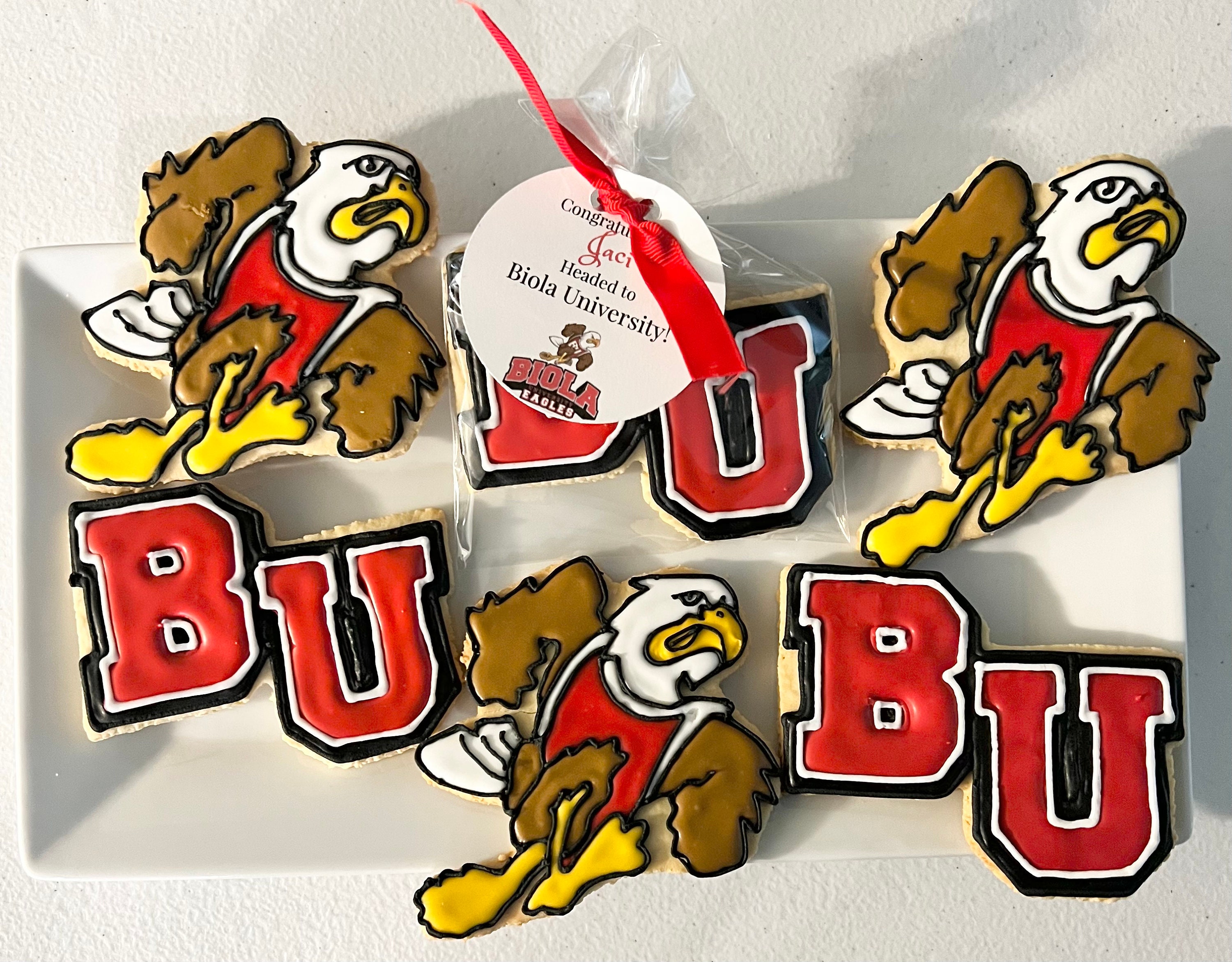 College or High School Logo Cookies - 1 Dozen - Etsy
