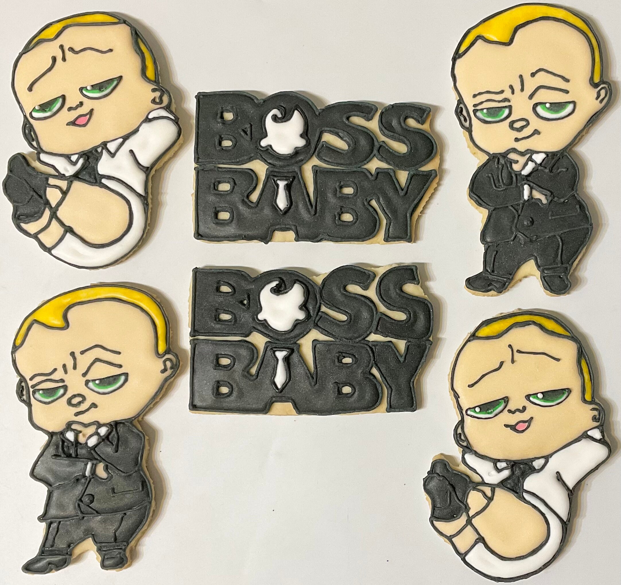 Inspired Boss Baby Cookies - 1 Dozen - Etsy