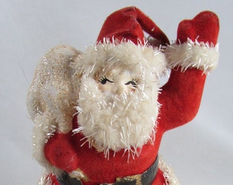 Paper mache santa | Etsy