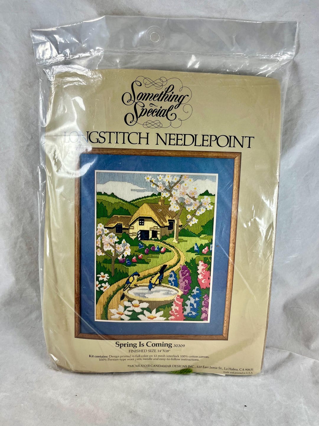 Spring is Coming Longstitch Needlepoint Kit Wall Hanging Country ...