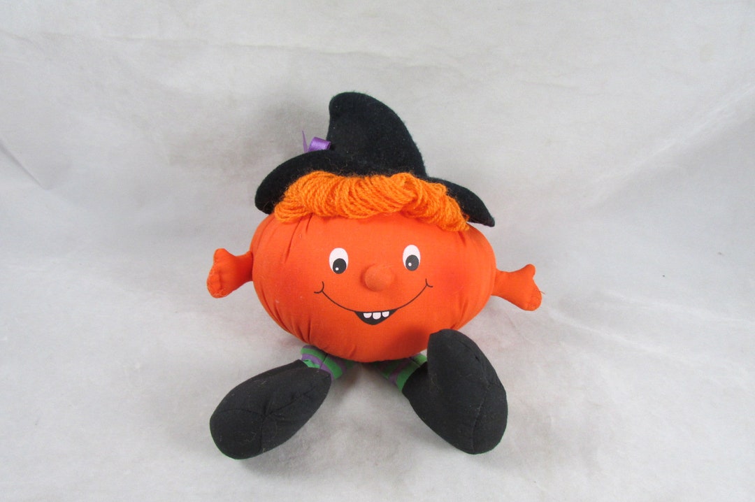 Hallmark Pumpkin Character Bean Bag Halloween Decor 1982 - Etsy