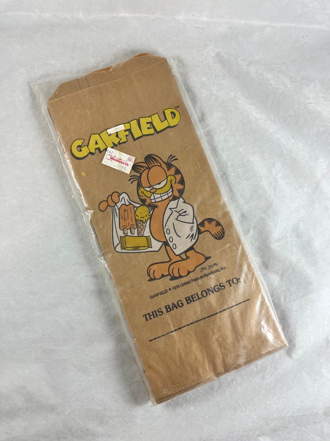 Garfield Cat 16 Pack Brown Paper Lunch Bags Party Favor Supplies ...