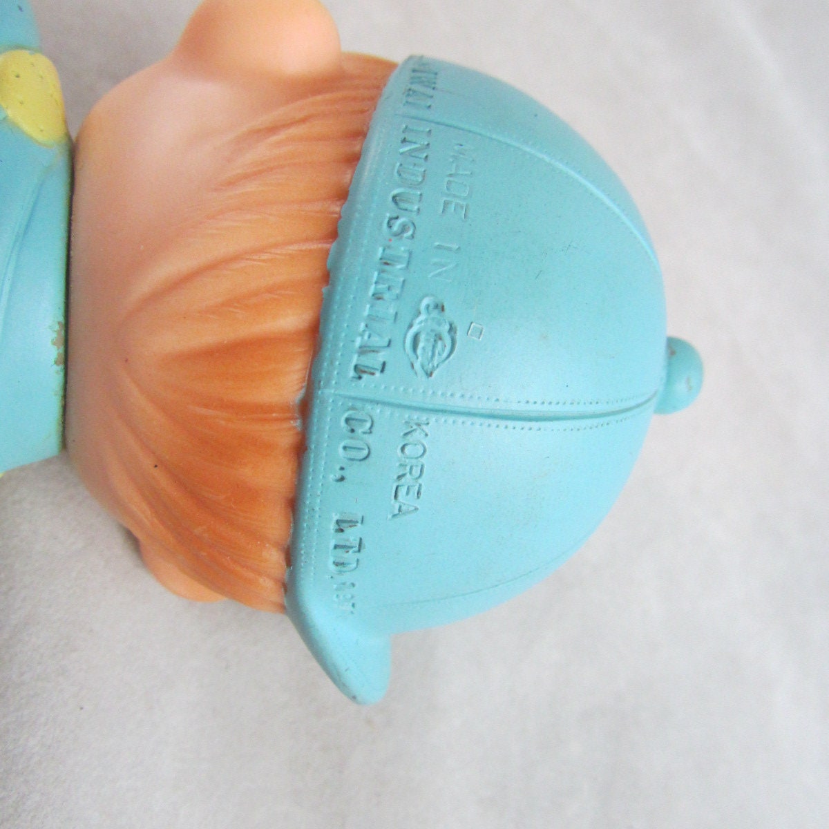 Iwai Squeak Toy Baby Boy Baseball Team Catcher Rubber Squeaky 6.5" HTF ...