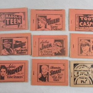 Tijuana Bibles 9 Lot Mixed Titles 8 Pagers Graphic Adult | Etsy