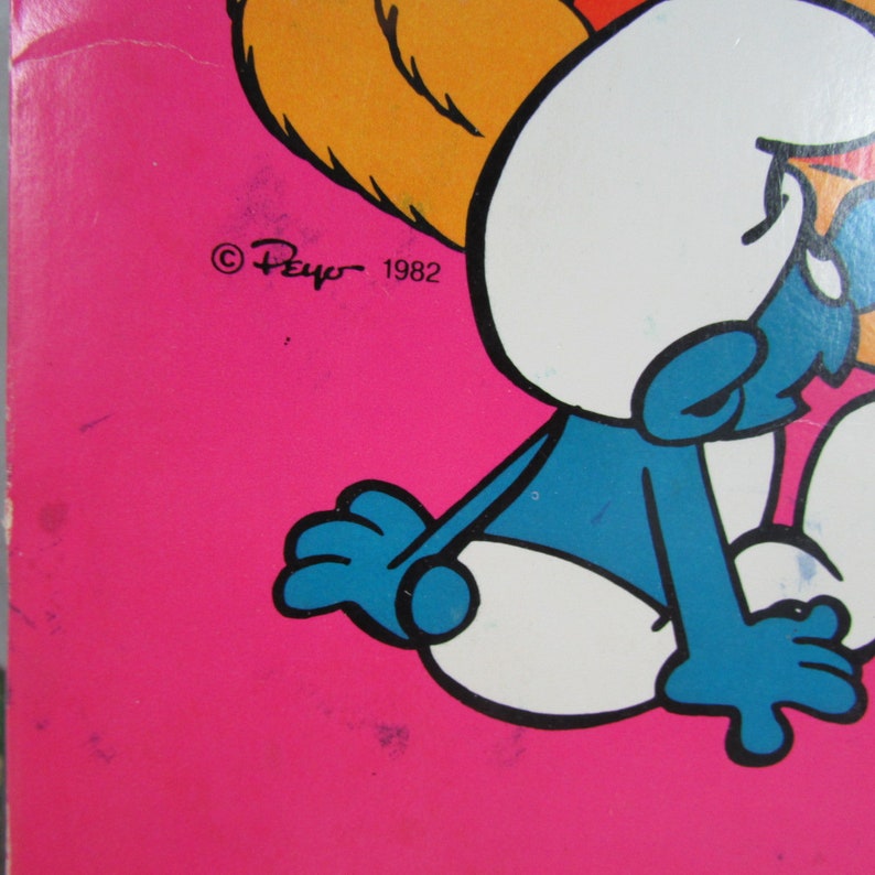 Smurf Fun Folders 2 PEYO Paper School Supplies Mead Vintage | Etsy