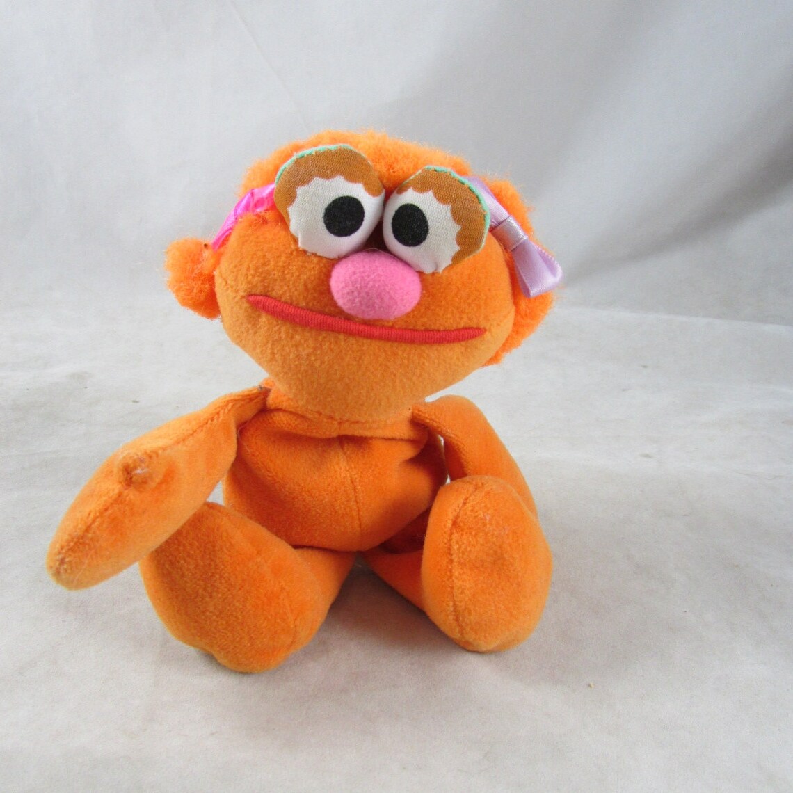 Sesame Street Beans Zoe Tyco 1994 Toy Stuffed Muppet Animal Jim Henson ...