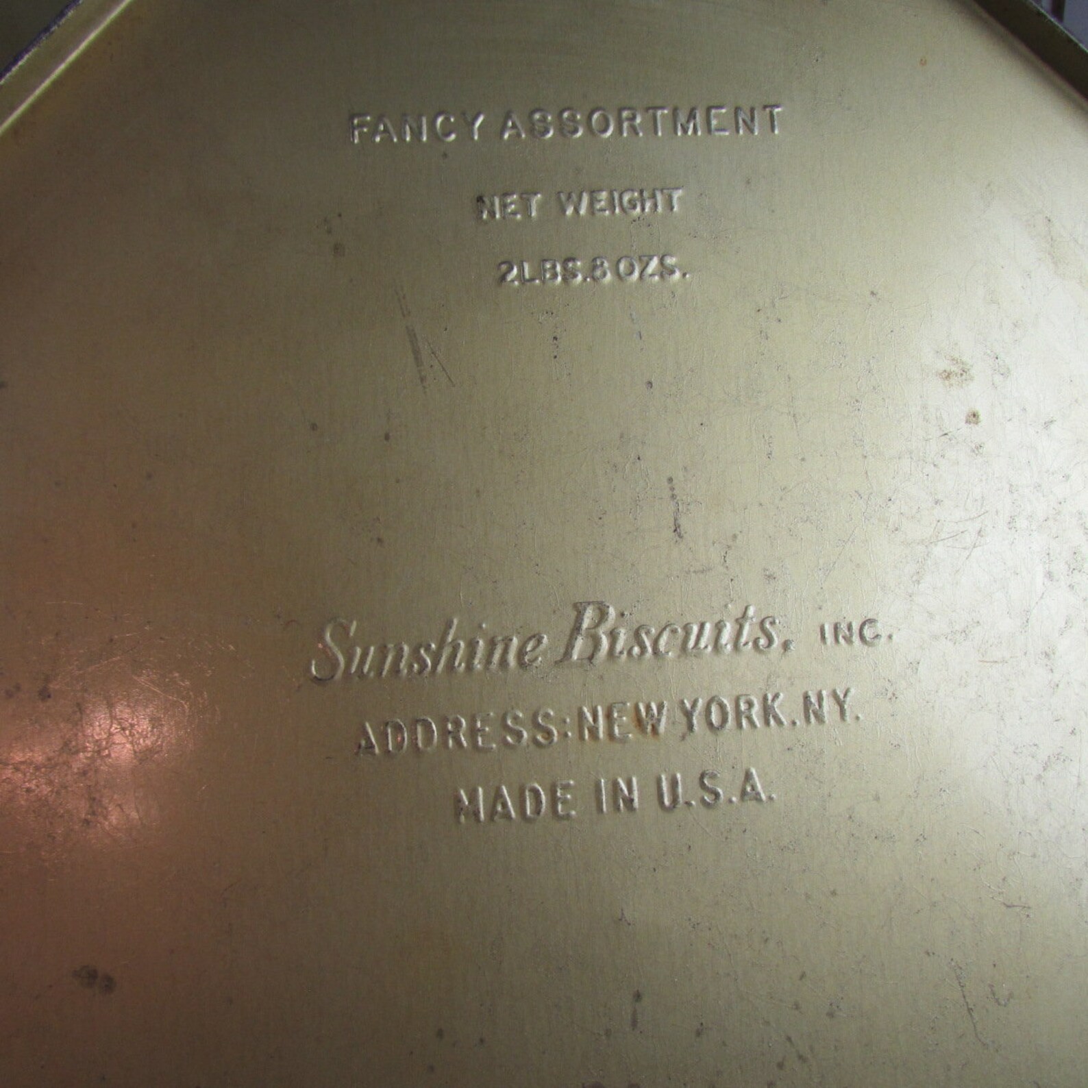 Sunshine Biscuits Tin America the Beautiful Octagon Shape With - Etsy