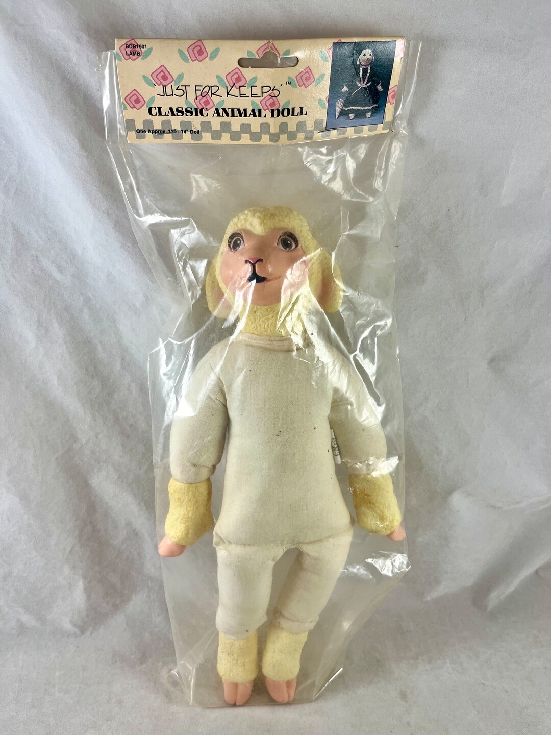 Just for Keeps 14" Lamb Classic Animal Doll Ready to Dress 1990s - Etsy