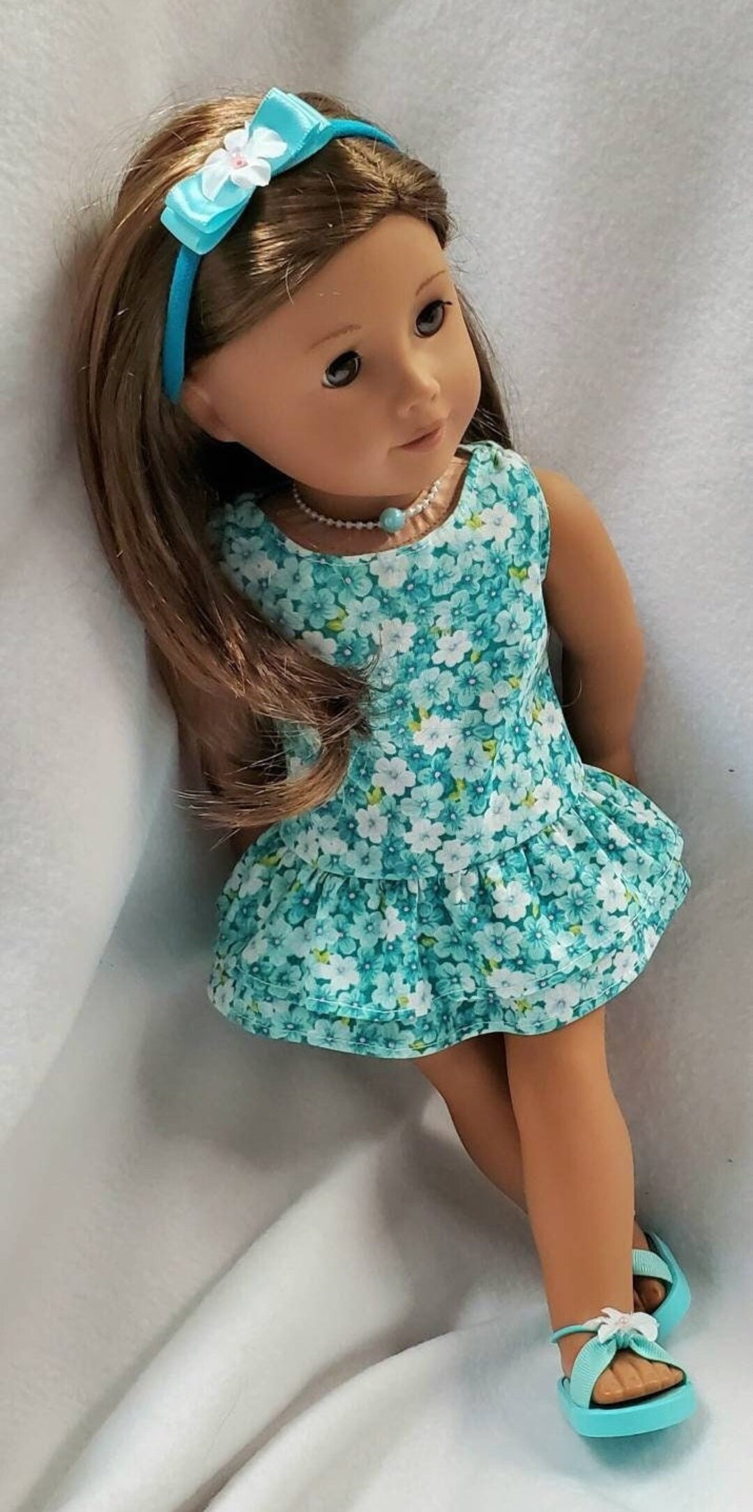 Handmade 18 Doll Clothes, Doll Clothes Fits Popular 18 Inch Dolls Teal ...