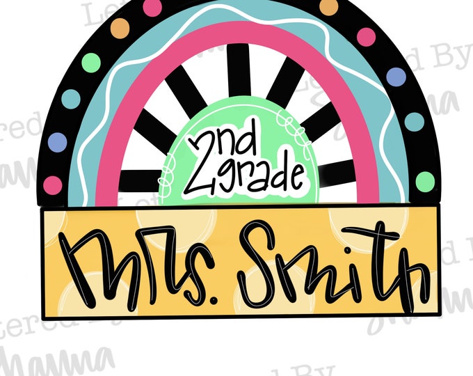 TEMPLATE: Back to School Door Hanger Template, Teacher Door Hanger ...