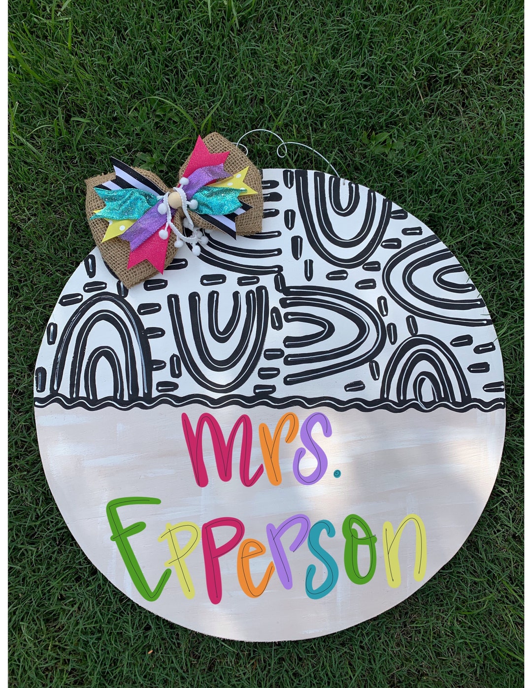 Teacher Door Hanger, Classroom Door Hanger, Back to School Door Hanger ...