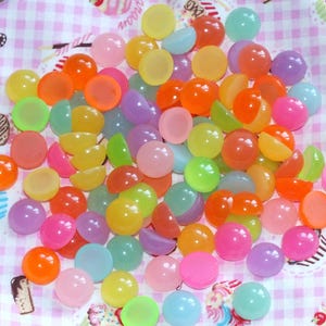 REALISTIC FAKE Plastic Food Jelly Hard Gummi Candy Sweets Resin Bubbles ...