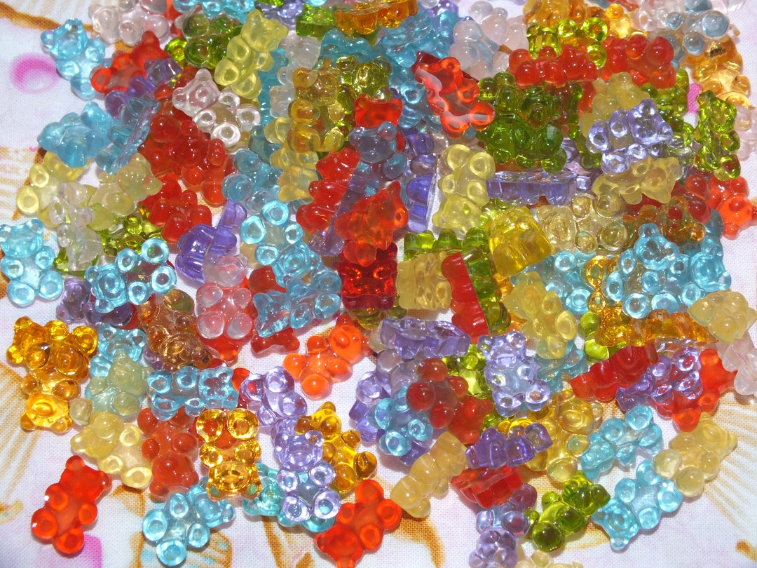 Super REALISTIC FAKE Gummi Teddy Bears Resin Food Kawaii 3D - Etsy