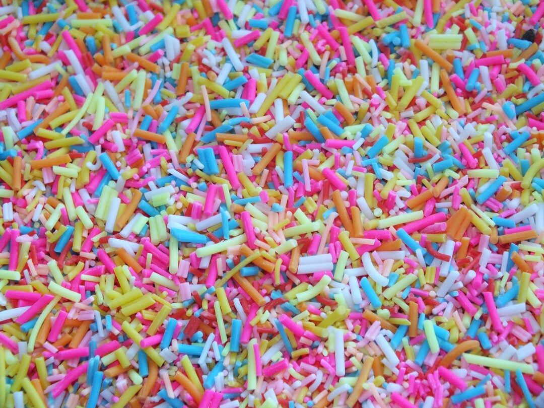 20g Bag FAKE Polymer Clay Ice Cream Sprinkles 100's & 1000's Topping ...