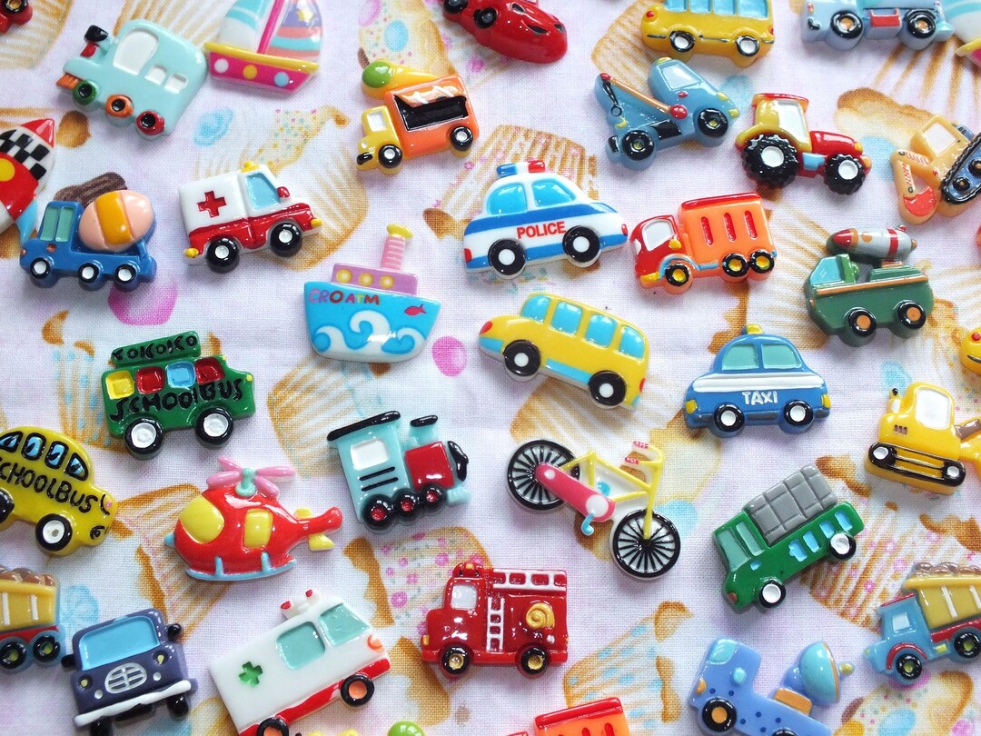 New Designs Mixed Transport Cars Boats Police Digger Tractor Bus Train ...