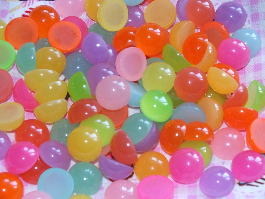 REALISTIC FAKE Plastic Food Jelly Hard Gummi Candy Sweets Resin Bubbles ...