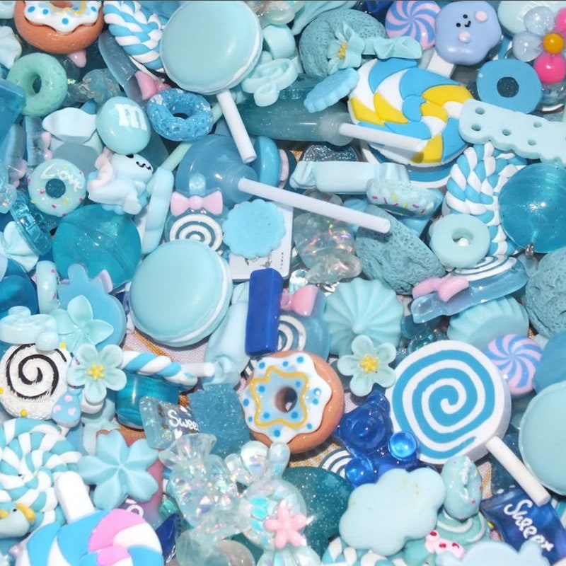 Yellow and Blue Sweets - Etsy