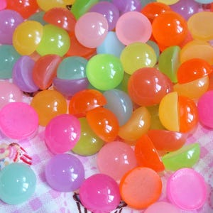 REALISTIC FAKE Plastic Food Jelly Hard Gummi Candy Sweets Resin Bubbles ...