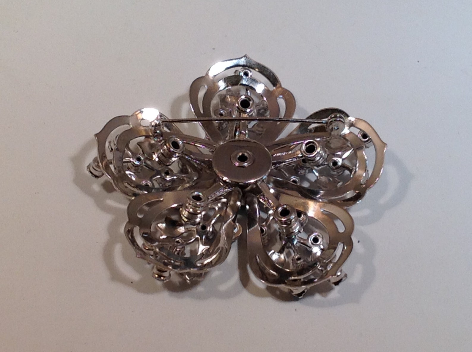 Light Blue Flower Brooch - Etsy