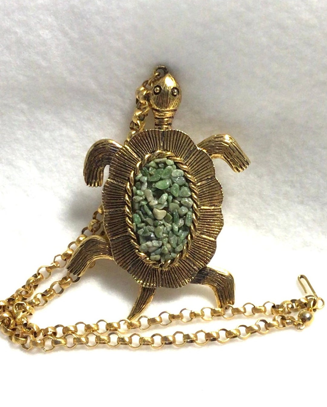 Extra Large Turtle Necklace - Etsy