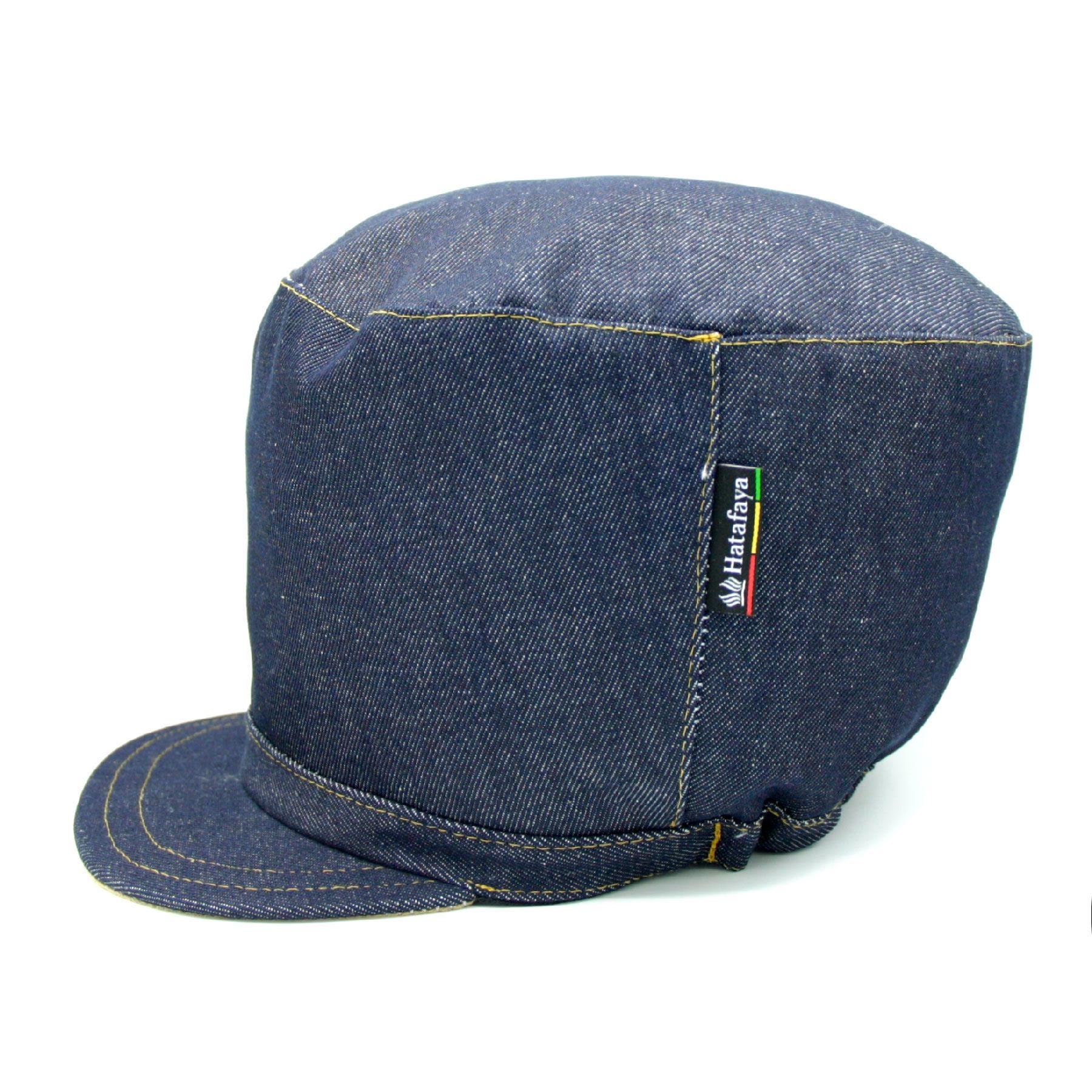 BASIC DENIM - Blue Denim Rasta Cap for Dreadlocks - Etsy