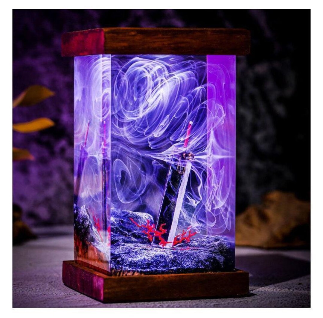 Fi.nal Fa.nta.sy B.uster Swo.rd Inspired Night Light Change 16 Colors ...