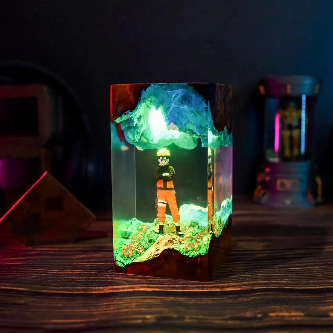 Naruto Anime Lamp – Anime Resin Night Light – Gift for Anime Fans - Etsy
