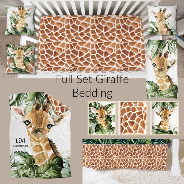 Giraffe Baby Bedding - Etsy