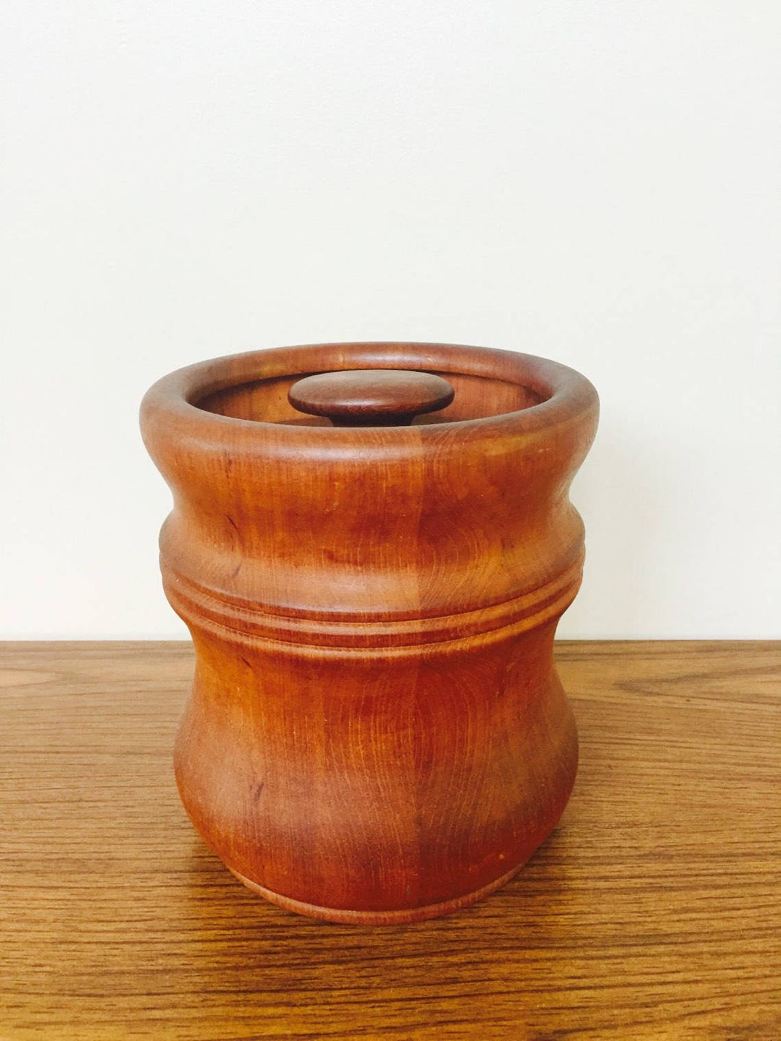 Mid Century MCM Teak Nissen Ice Bucket Container Danish Dansk Era - Etsy