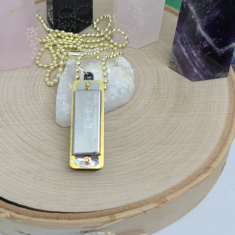 Harmonica Necklace - Etsy