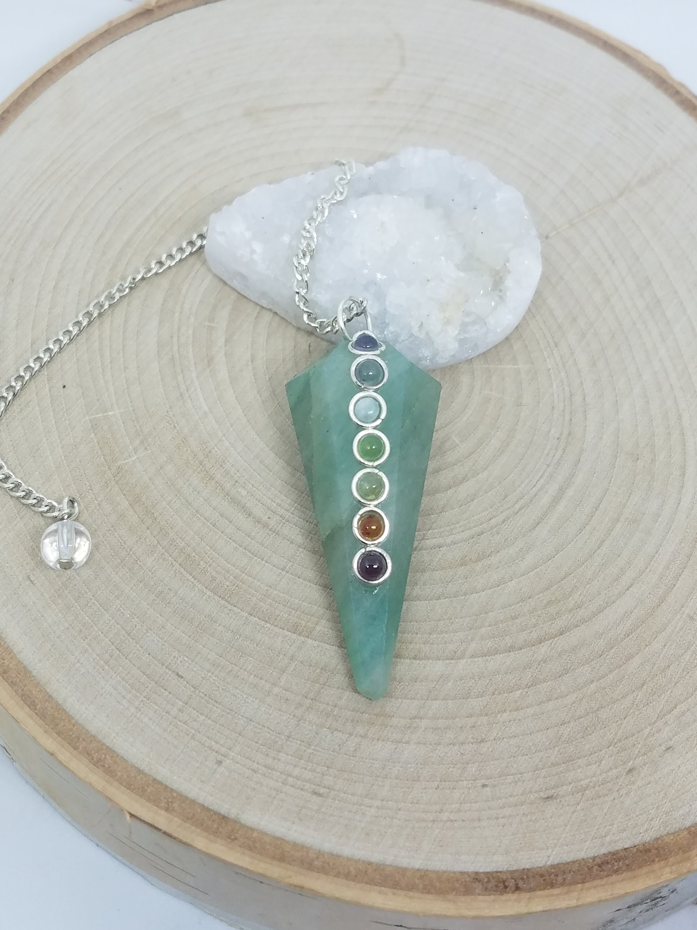 Green Aventurine Crystal Pendulum, Aventurine Shamanic Tools, Crystal ...