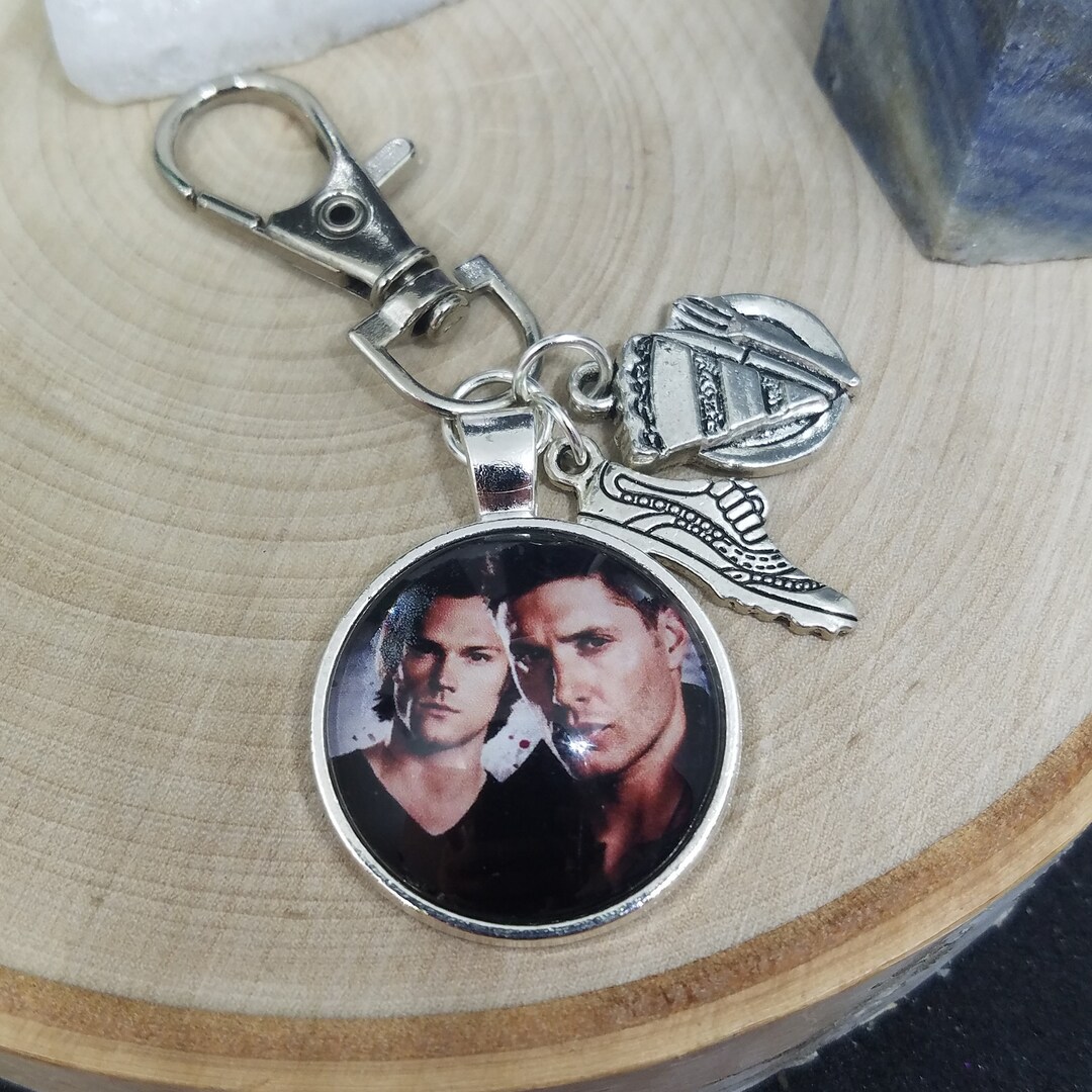 Dean Winchester Photo Keychain, Sam Winchester Photo Keychain ...