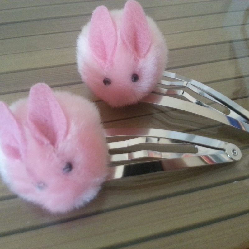 Bunny Hair Clip - Etsy