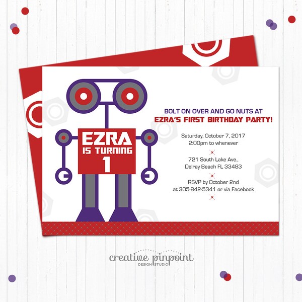 Robot Baby Shower - Etsy